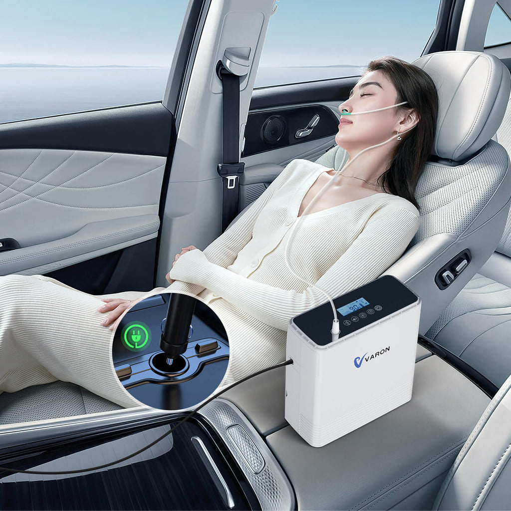 Portable Oxygen Home Generators 1-6L/min Continuous Flow Portable Oxyg ...